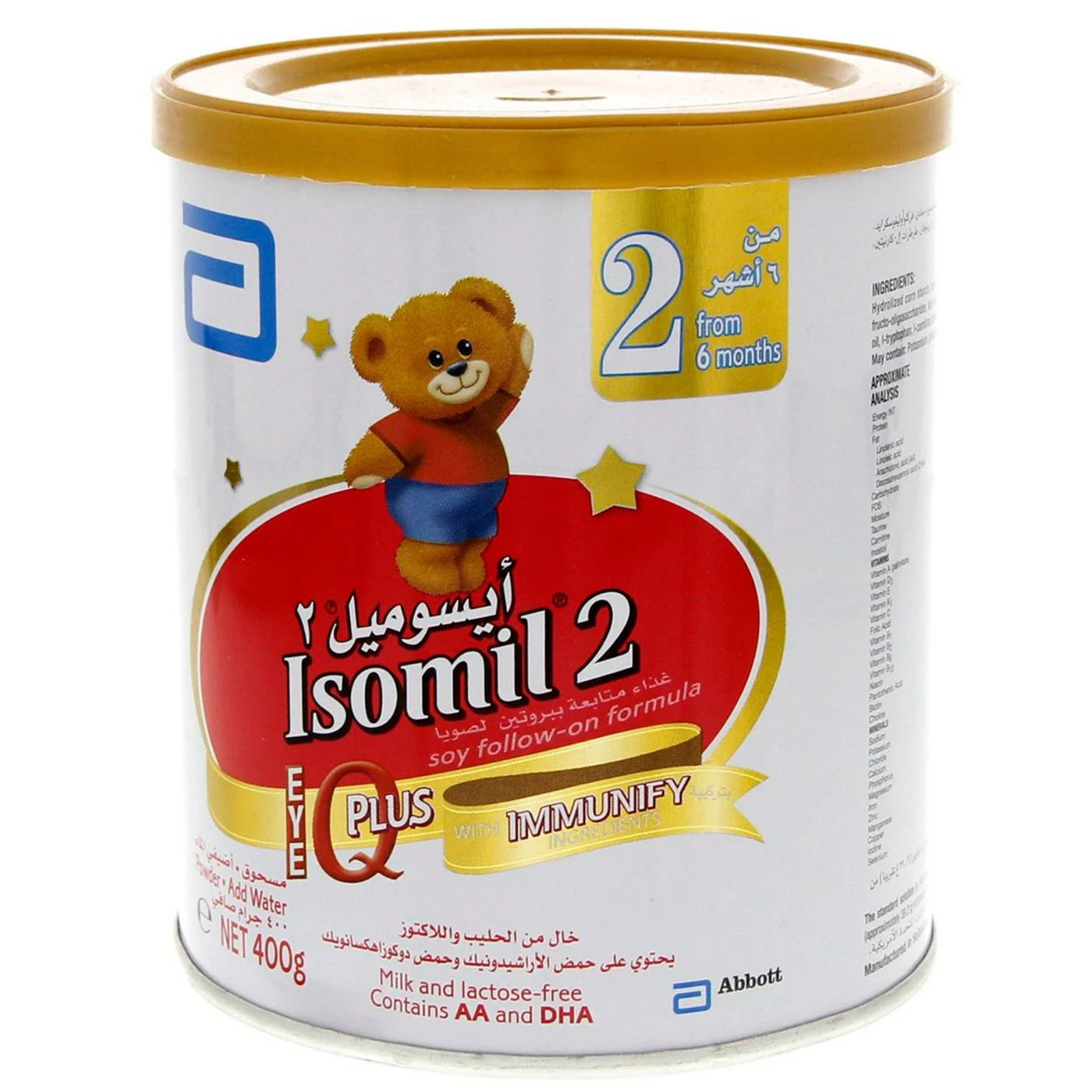 Isomil 2 Iq Plus 6-12 M Milk 400 G - MyRemediez